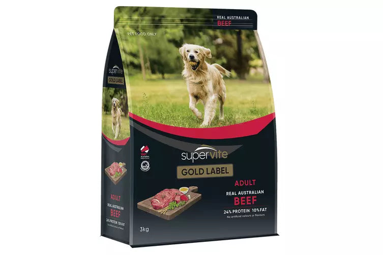 Buy Supervite Gold Adult Beef 3kg (DAR) * Online